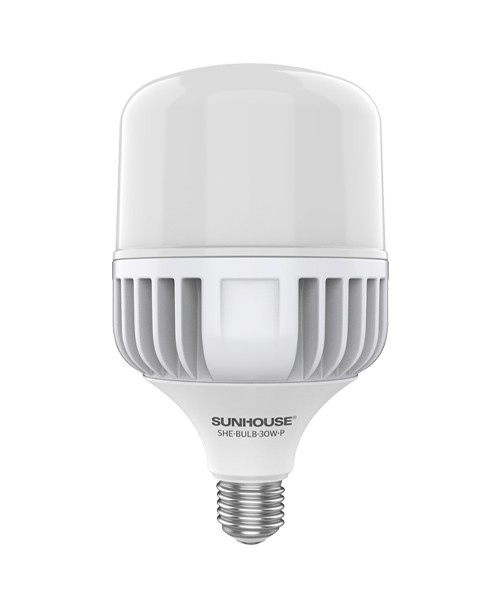 BÓNG ĐÈN LED TRỤ NHÔM PLUS SUNHOUSE SHE-BULB-30W-P